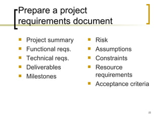 Project Requirements, What Are They And How Do You Know You | PPT