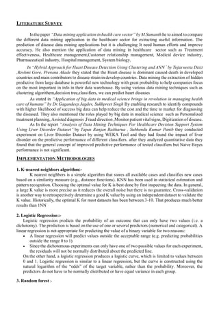 HEALTH PREDICTION ANALYSIS USING DATA MINING | PDF