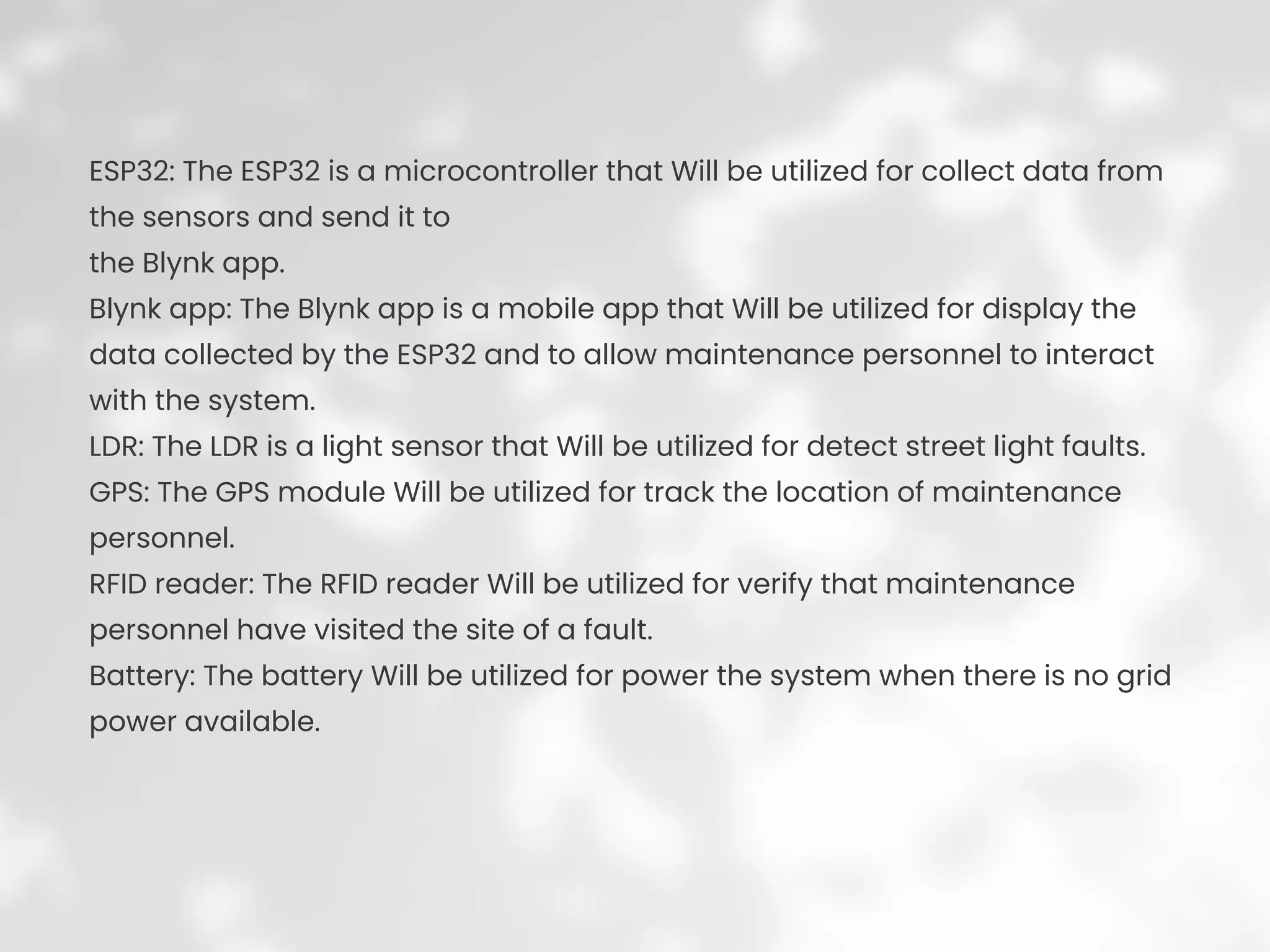 Auto fault detection and location of street light management | PDF