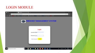 TIME-SHEET AND TASK MANAGEMENT SYSTEM USING ANGULARJS | PPT