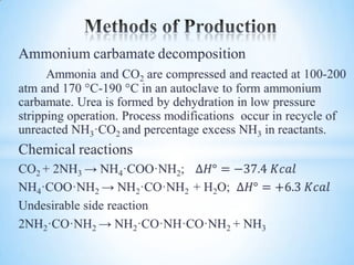 Process Simulation of Urea Plant | PPTX