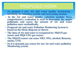 Air Quality and Water Quality Monitoring using | PPTX