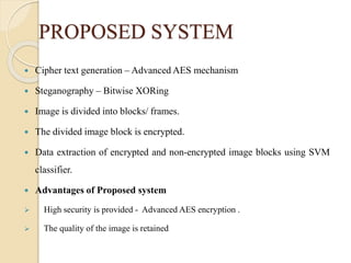 Reversible image data hiding over encrypted domain using key modulation | PPT