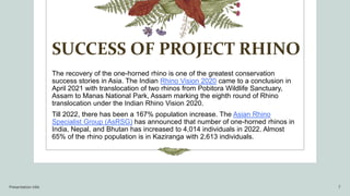 PROJECT RINO PROJECT RINO PROJECT RINO PROJECT RINO | PPTX