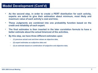 project time and cost risk analysis | PPT