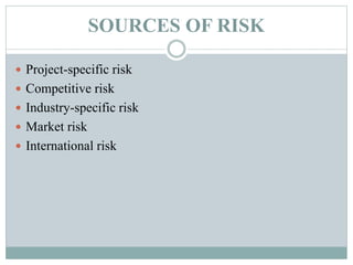 Project risk analysis | PPT