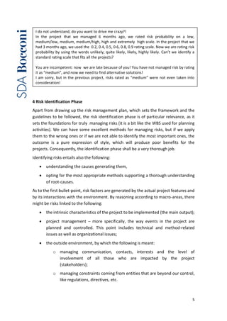 Project risk management | PDF