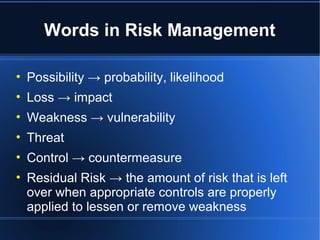 Risk Management in Project Management | PPT