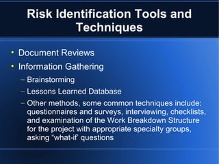 Risk Management in Project Management | PPT