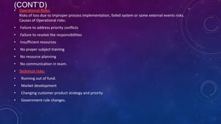 Project risk management | PPT