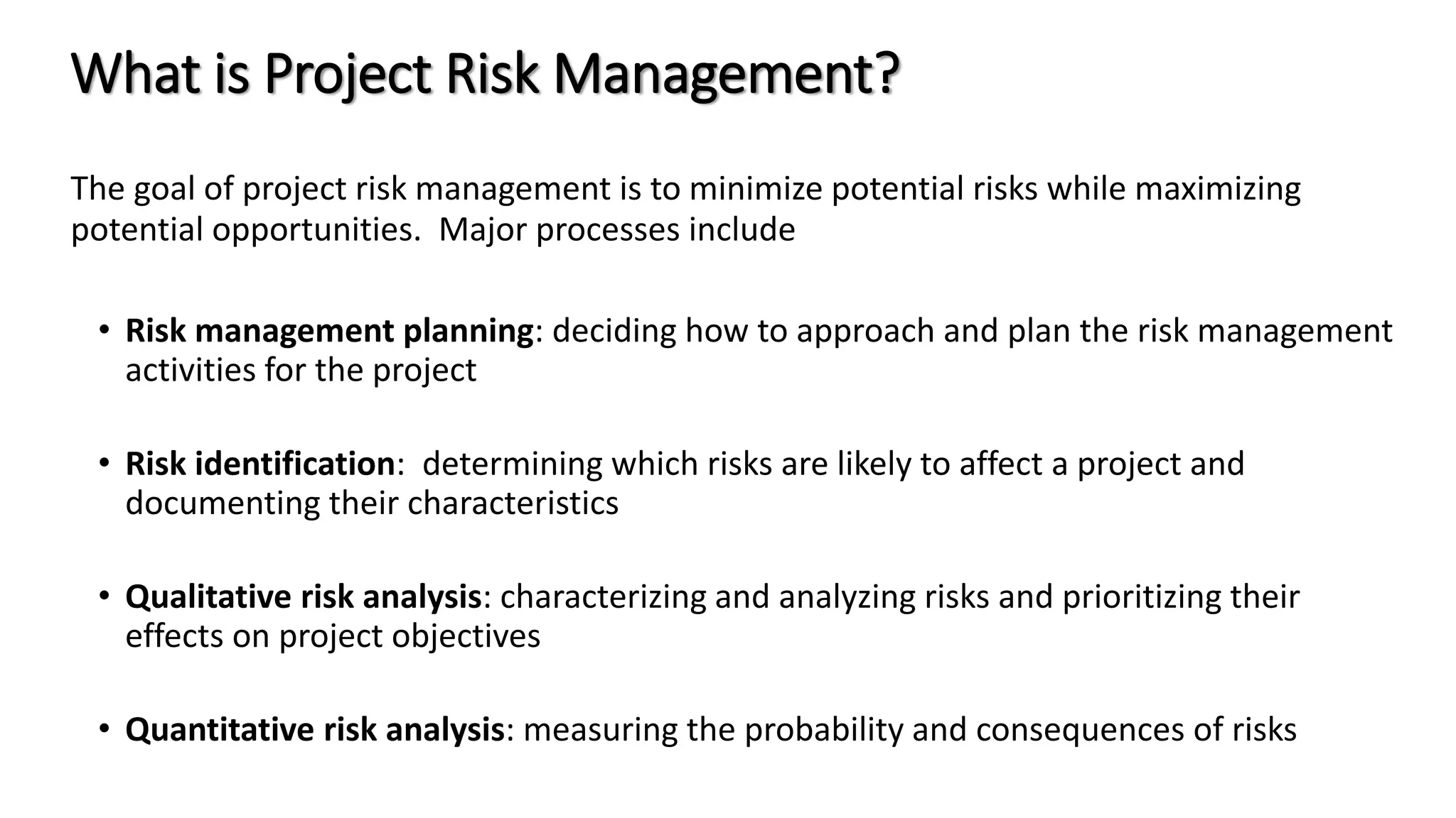 Project Risk Management | PPTX