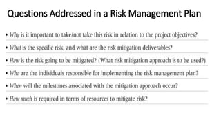 Project Risk Management | PPTX