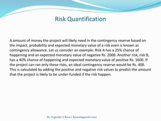 Project risk management | PPTX