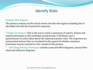 Project risk management | PPTX