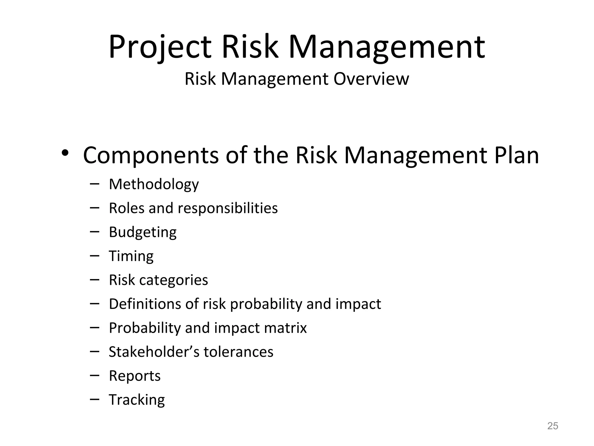 Project risk management | PPT
