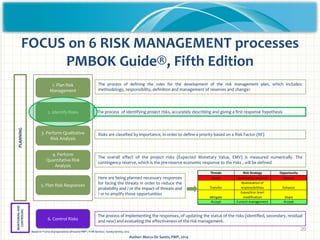 Project risk management focus on risk identification techniques | PPT