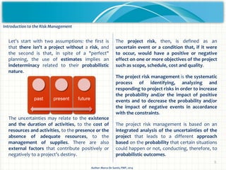 Project risk management - Methodology and application | PDF