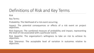 Project risk Management e content unit 1.pptx
