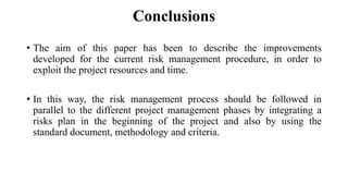 Project risk management in automotive industry | PPTX