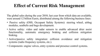Project risk management in automotive industry | PPTX