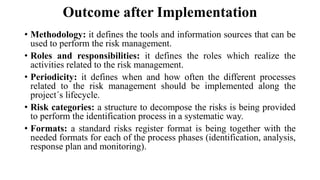 Project risk management in automotive industry | PPTX