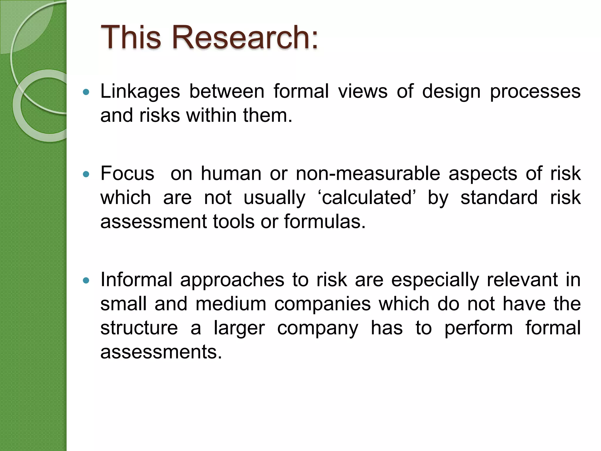 Project risk management in new product development | PPTX