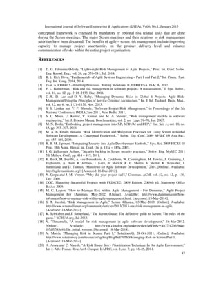 Project risk management model based on prince2 and scrum frameworks | PDF | Business | Business ...