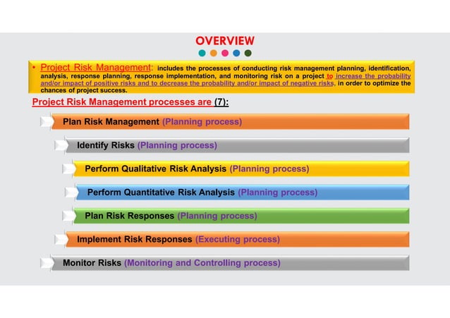 Project risk management overview | PPT