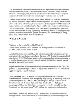 VLAN and its implementation | PDF