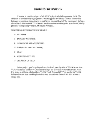 VLAN and its implementation | PDF