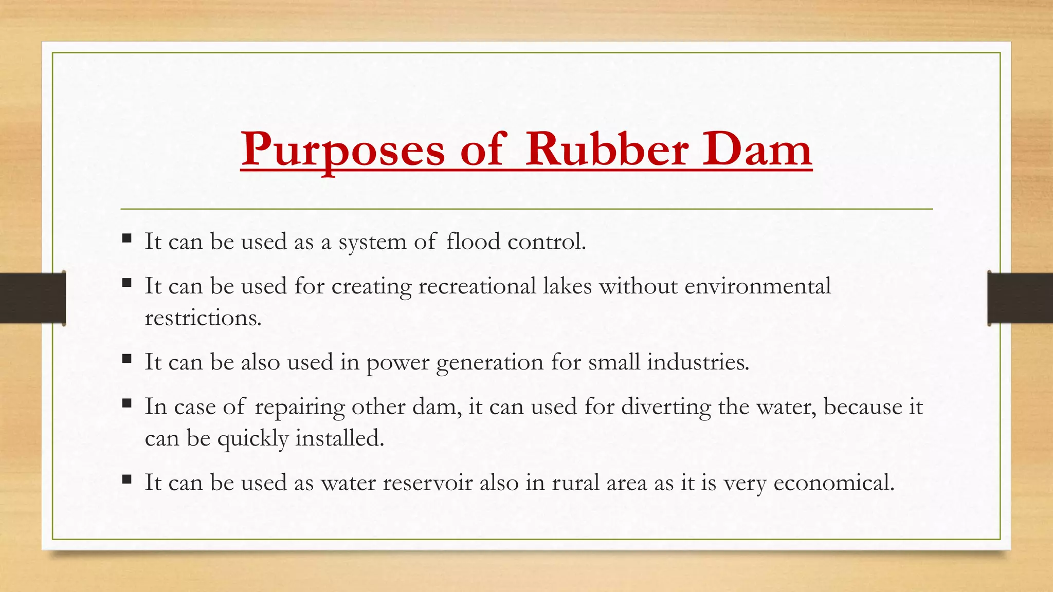 Project rubber dam ppt | PPTX