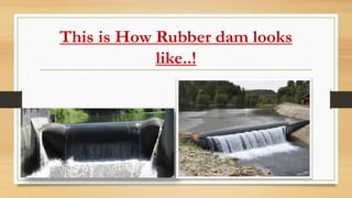 Project rubber dam ppt | PPTX
