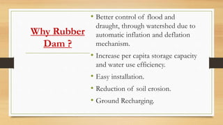 Project rubber dam ppt | PPTX | Civil Engineering Industry | Industries