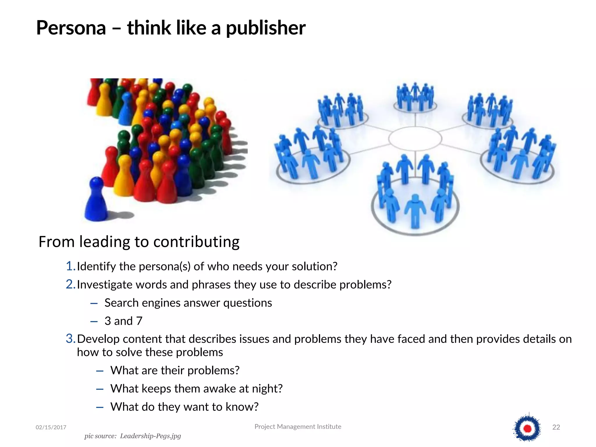 Projects, Personas, and Stakeholders | PPT