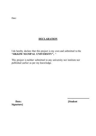 Project sample supply chain managment | PDF