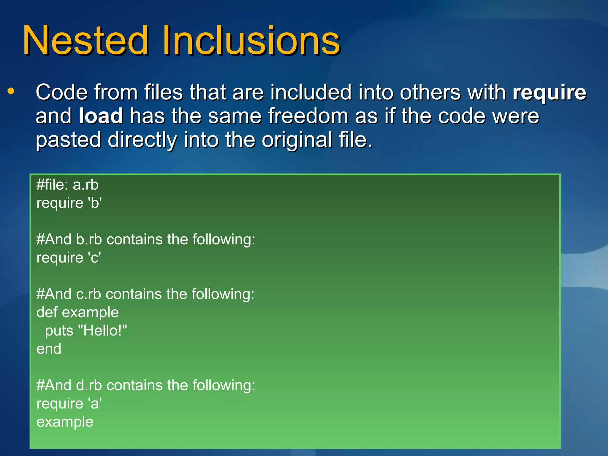 Ruby Projects and Libraries | PPT