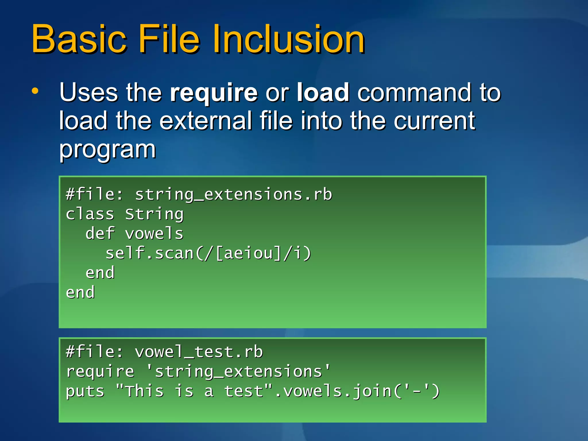 Ruby Projects and Libraries | PPT