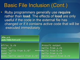 Ruby Projects and Libraries | PPT
