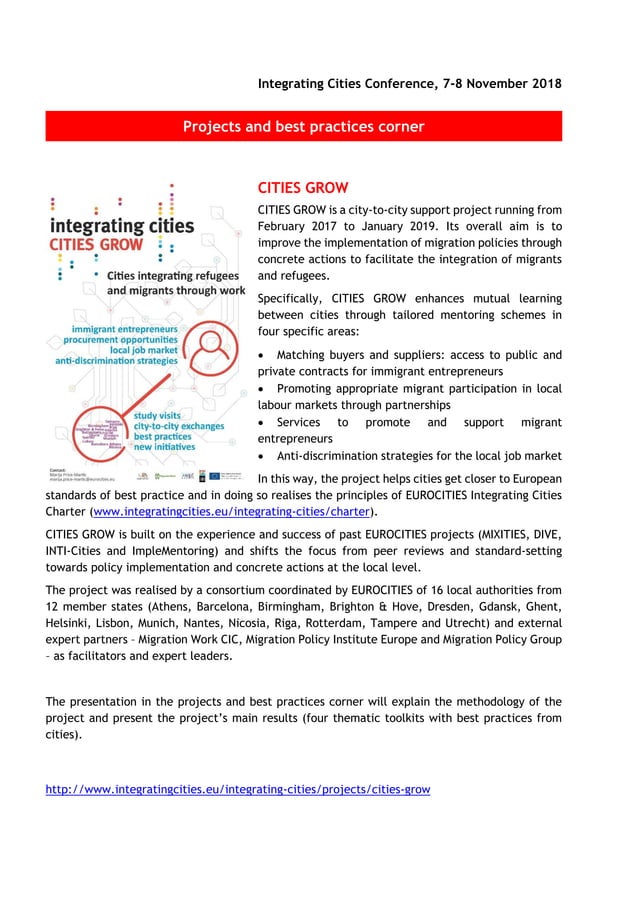 Projects & best practices corner | PDF