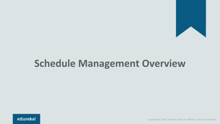 Project Time Management | Project Schedule Management | Edureka | PDF