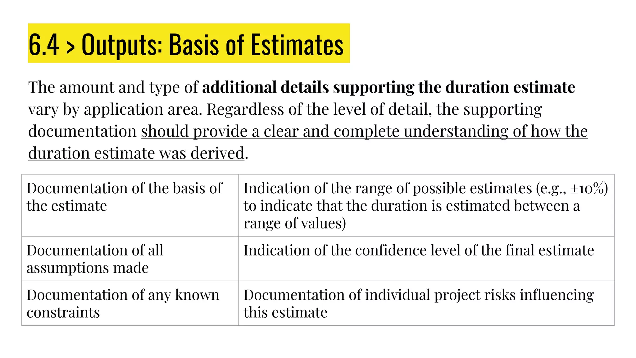 Project Schedule Management - Estimate Activity Durations - PMP ...