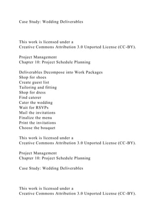 Project Schedule PlanningThis work is licensed under aCrea.docx ...