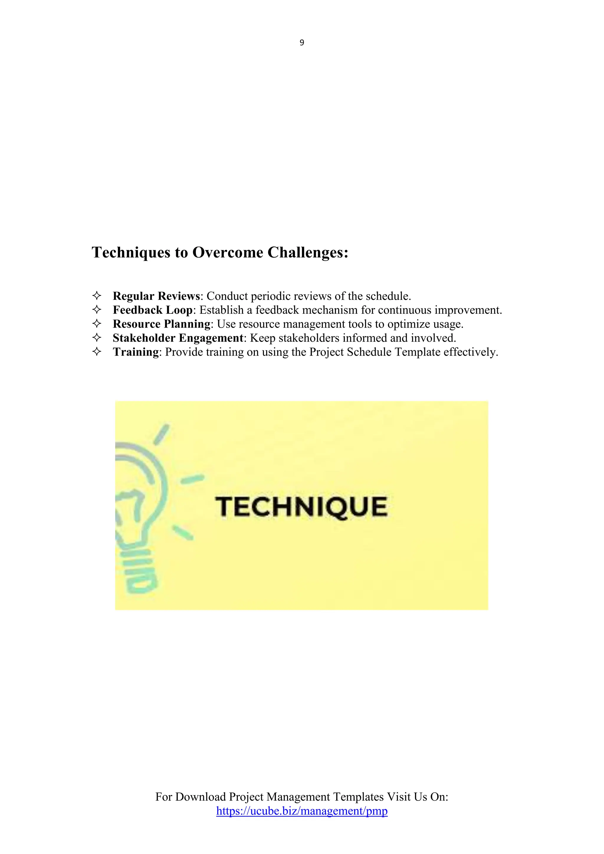 Project Schedule Template - Guide 2024.docx