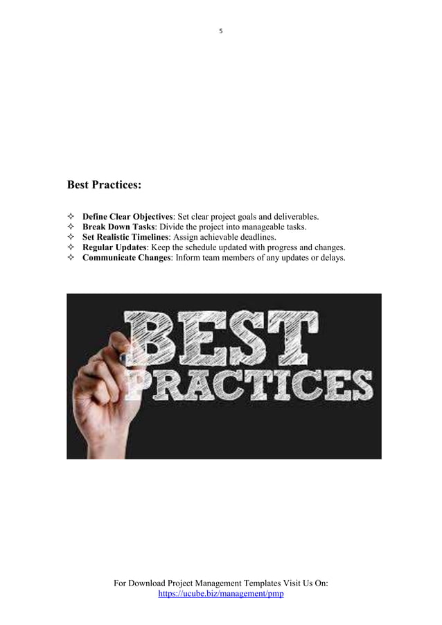 Project Schedule Template - Guide 2024.docx
