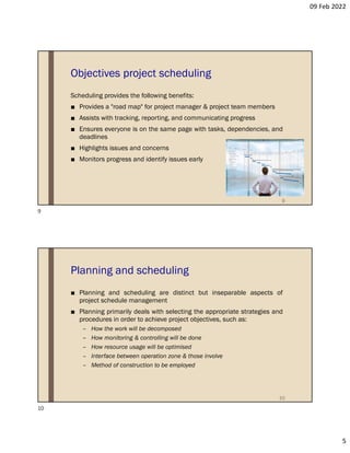 Project Scheduling | PDF