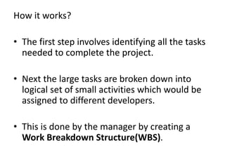 Project scheduling in software engineering | PPTX