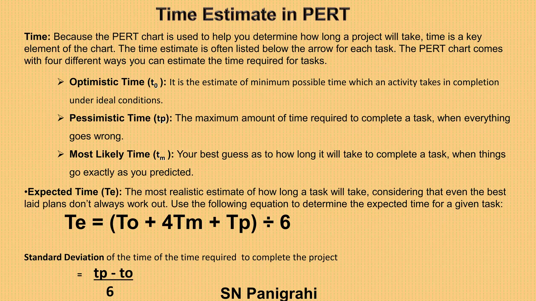 #Project Scheduling - Network Diagrams : PERT & CPM# By SN Panigrahi | PPTX
