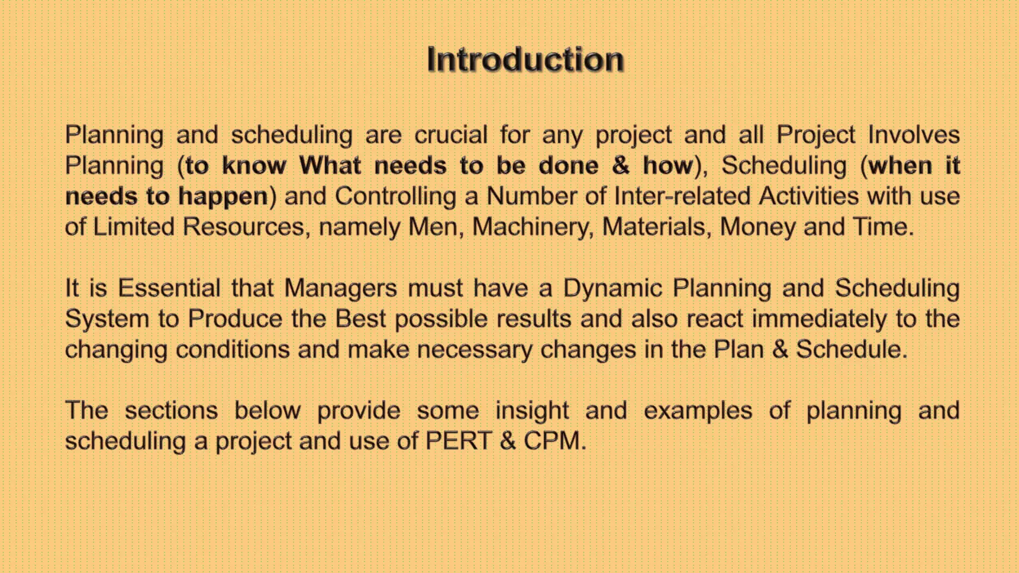 #Project Scheduling - Network Diagrams : PERT & CPM# By SN Panigrahi | PPTX