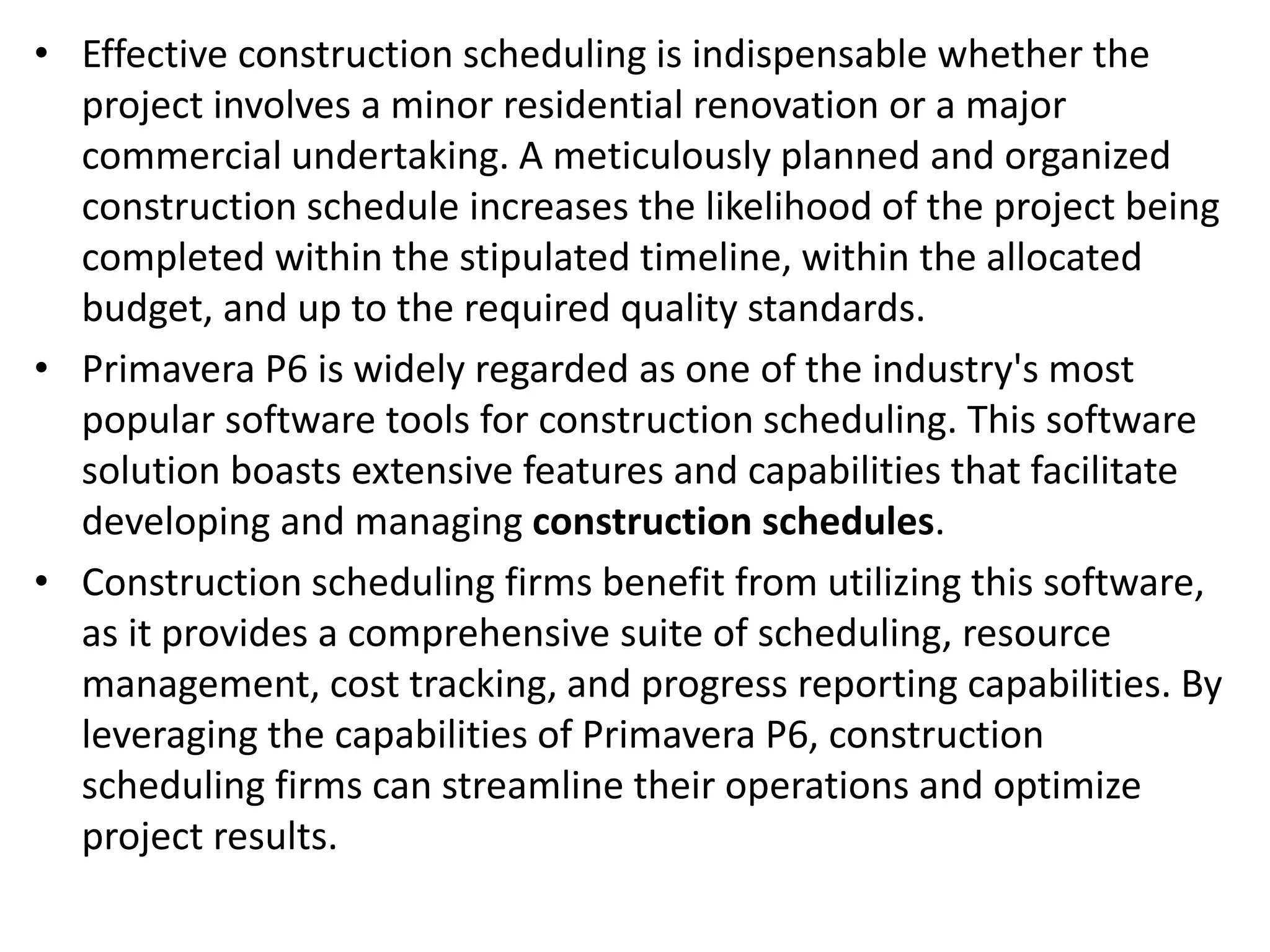 Project Scheduling | PPT
