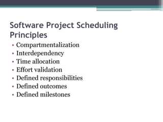 Project scheduling and tracking | PPTX